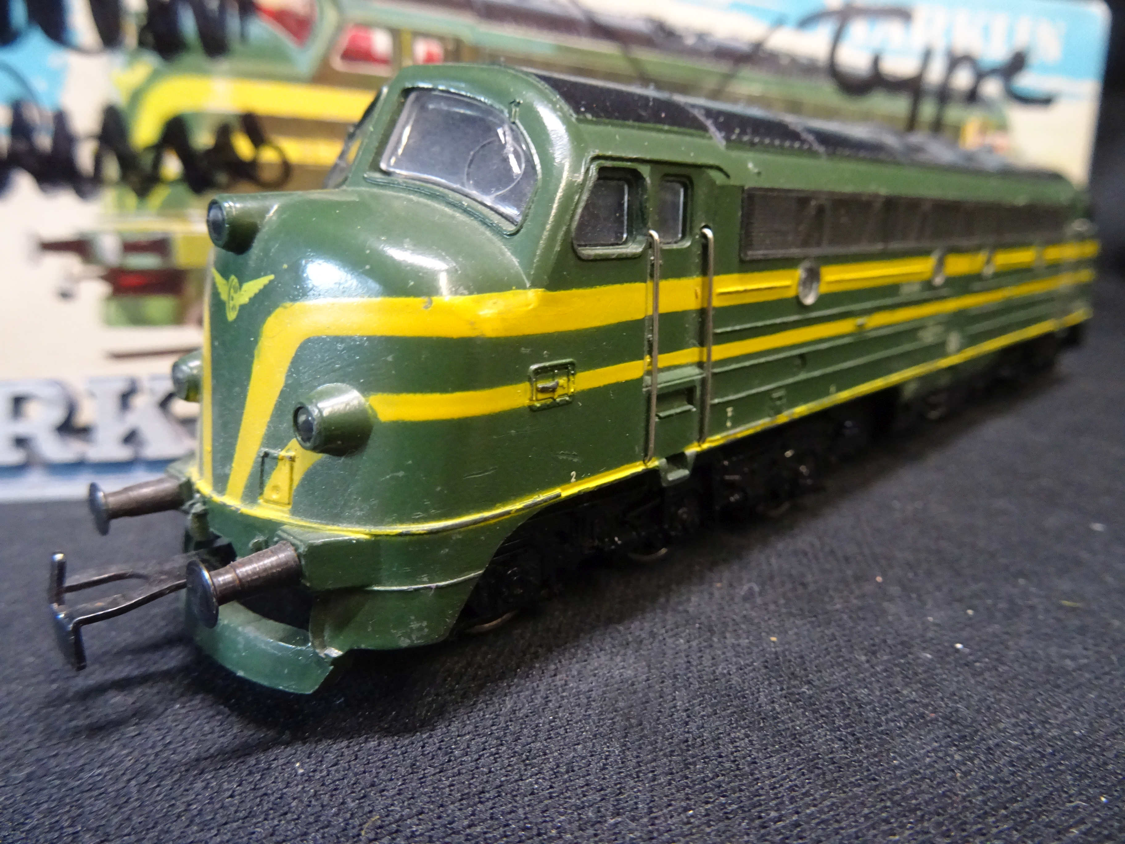 087=Marklin 3066-2 NOHAB loc van de Belgische spoorwegen. - Elizabeth Maria