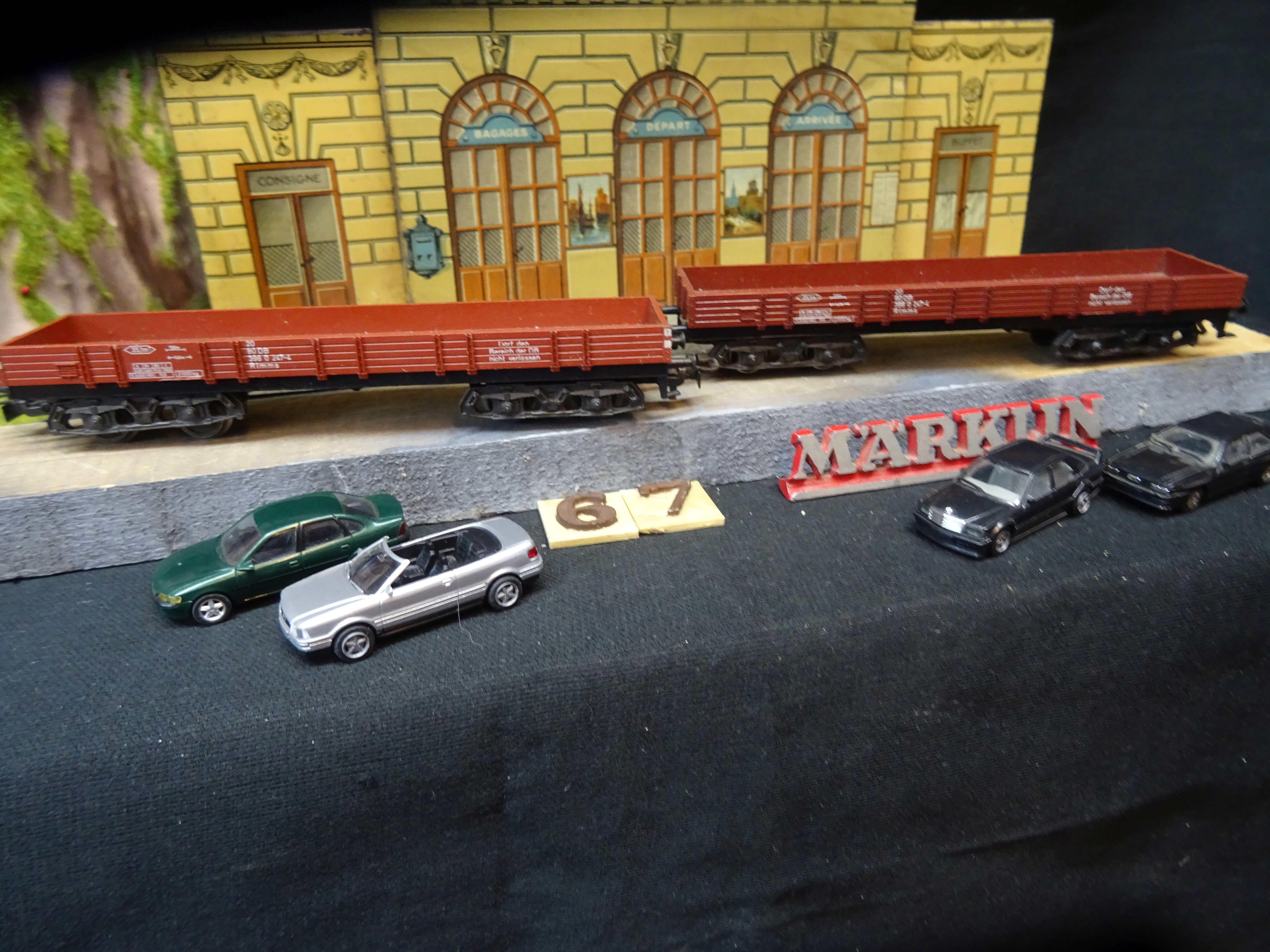 067=Marklin 4474 beladen goederen wagens. - Elizabeth Maria