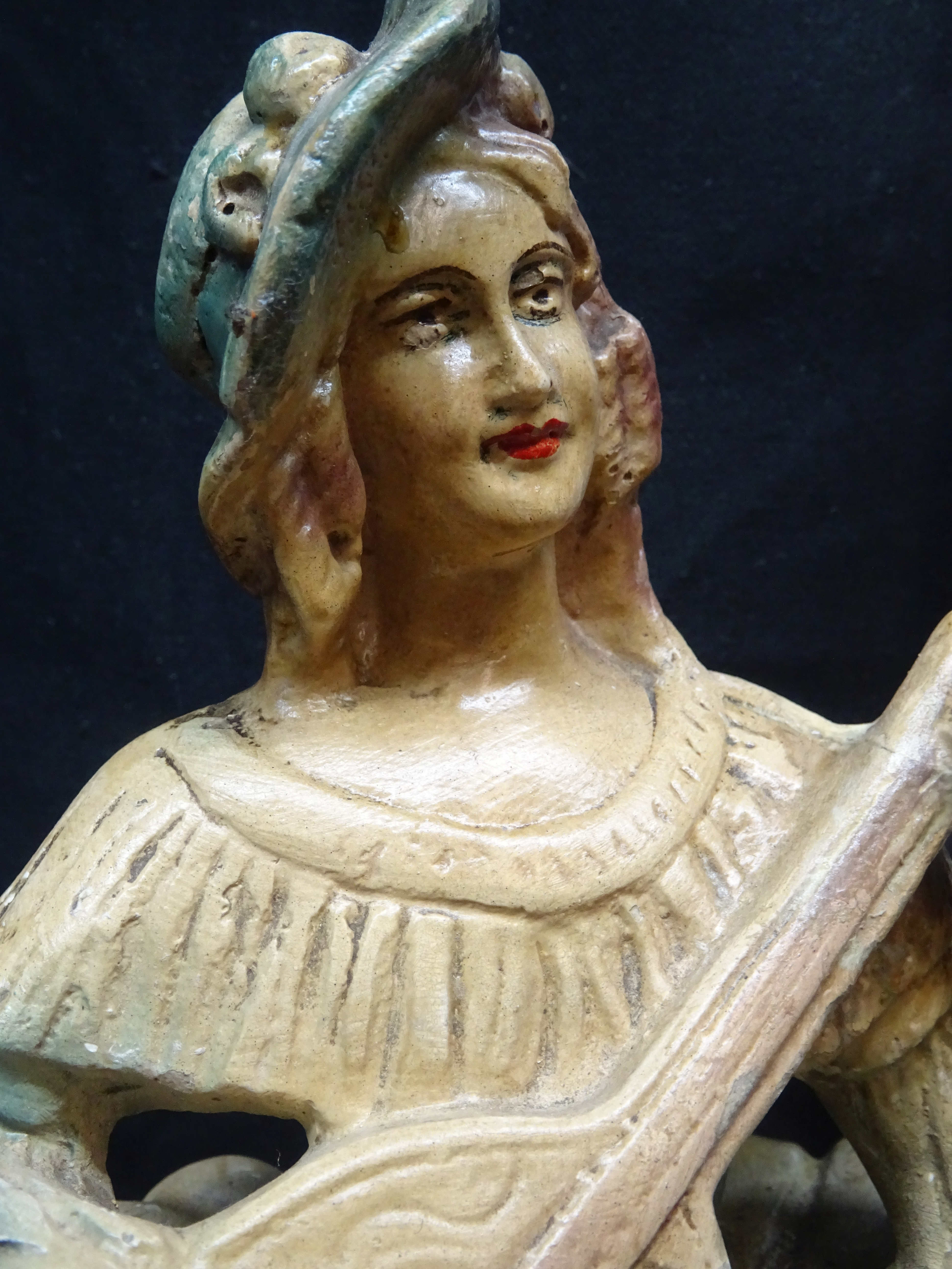 2043=Art Deco, dame met een banjo. - Elizabeth Maria