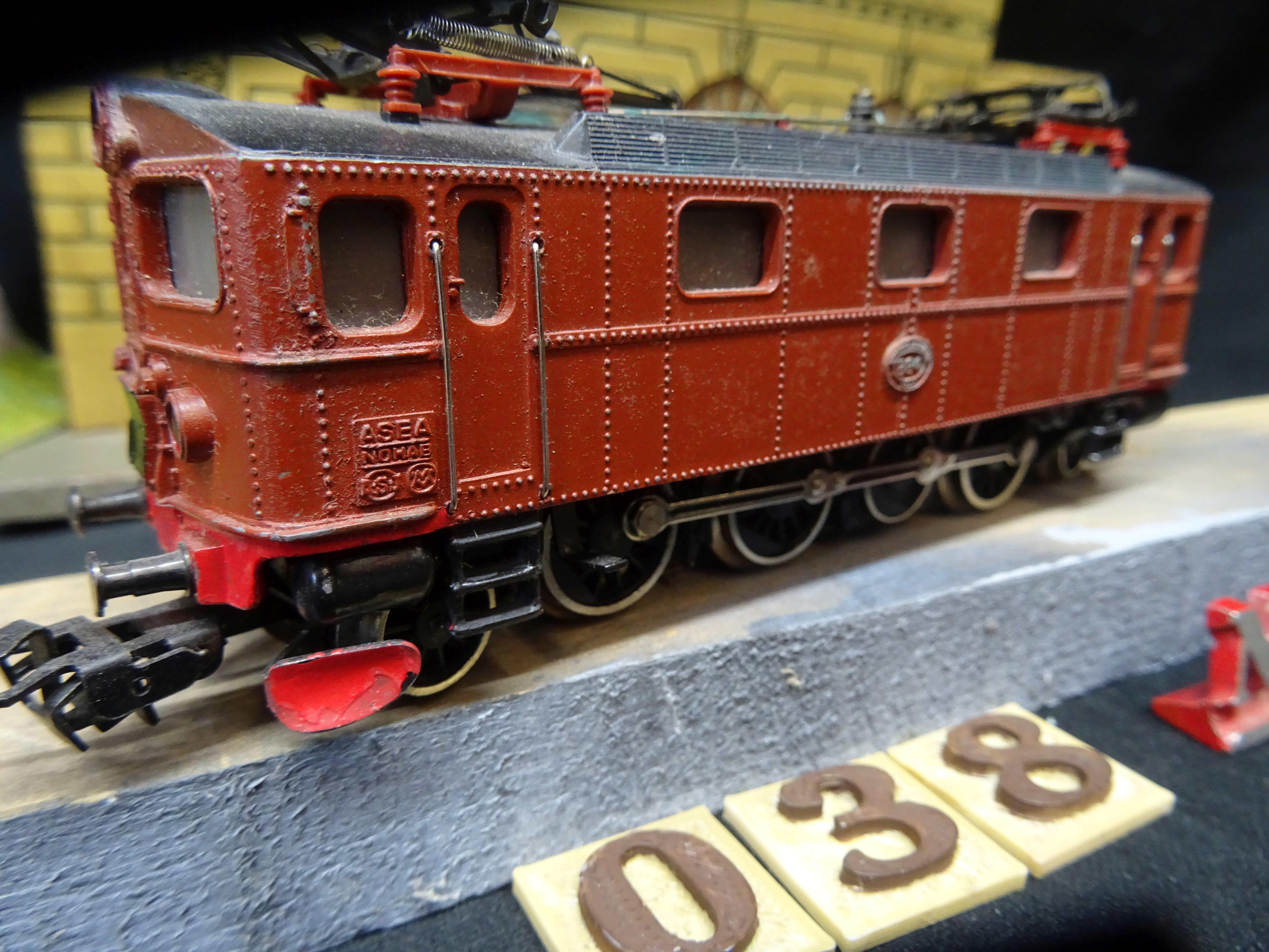 038=Marklin 3030 stangen loc van de Zweedse spoorwegen. - Elizabeth Maria