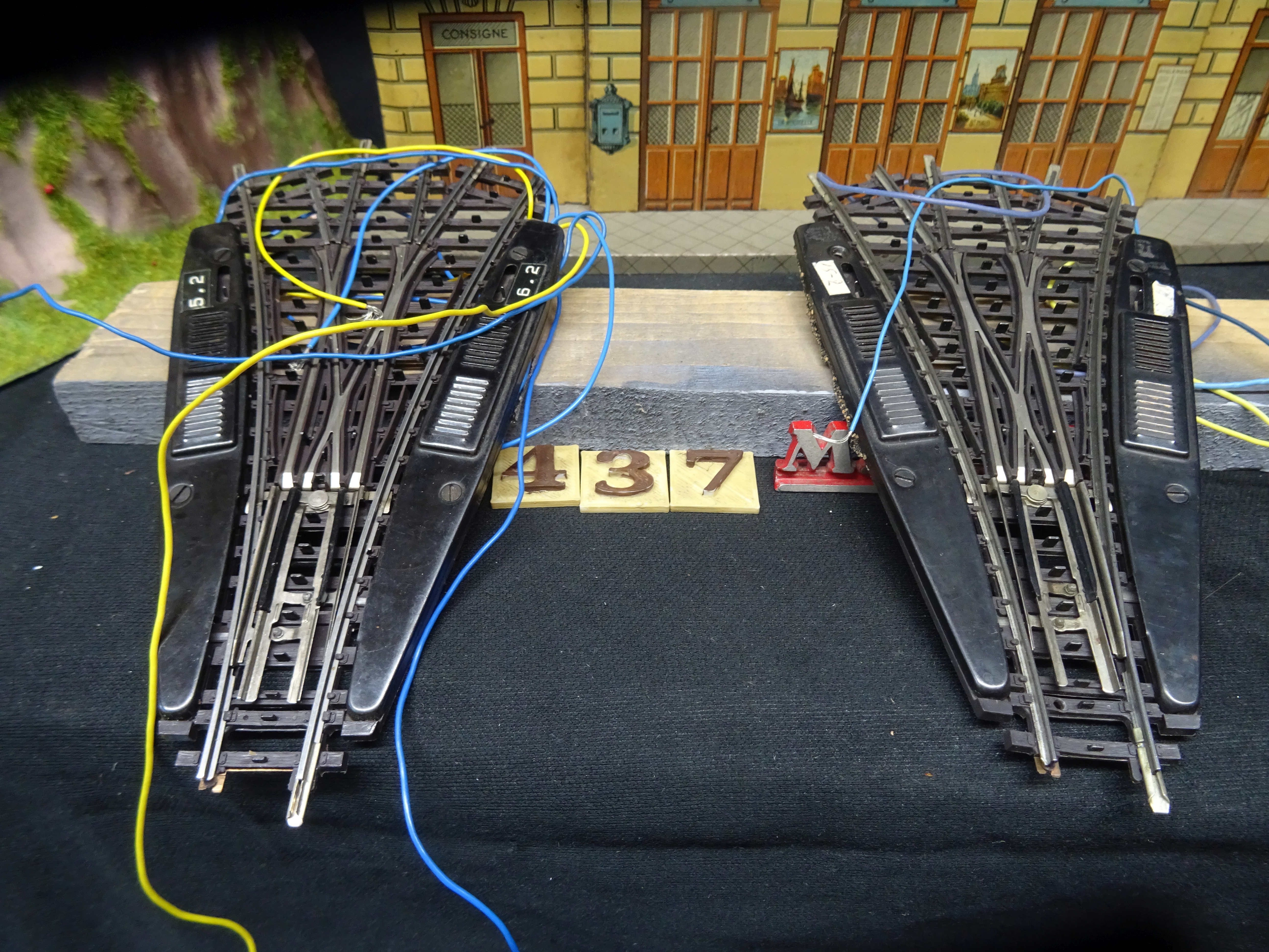 437=Marklin kavel met K rails. - Elizabeth Maria