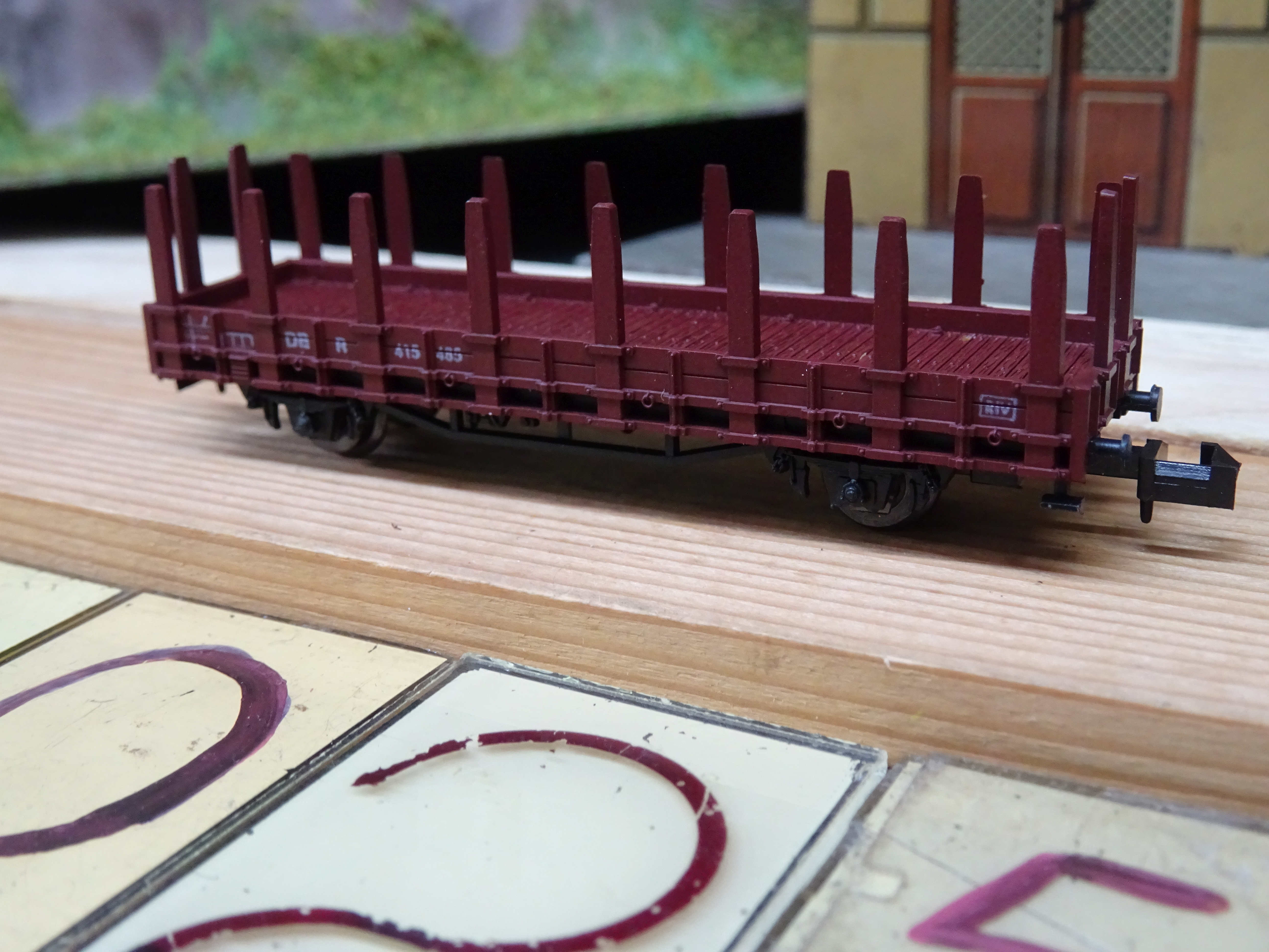 N025=Roco N 2303 open rongen wagen van de D.B. - Elizabeth Maria