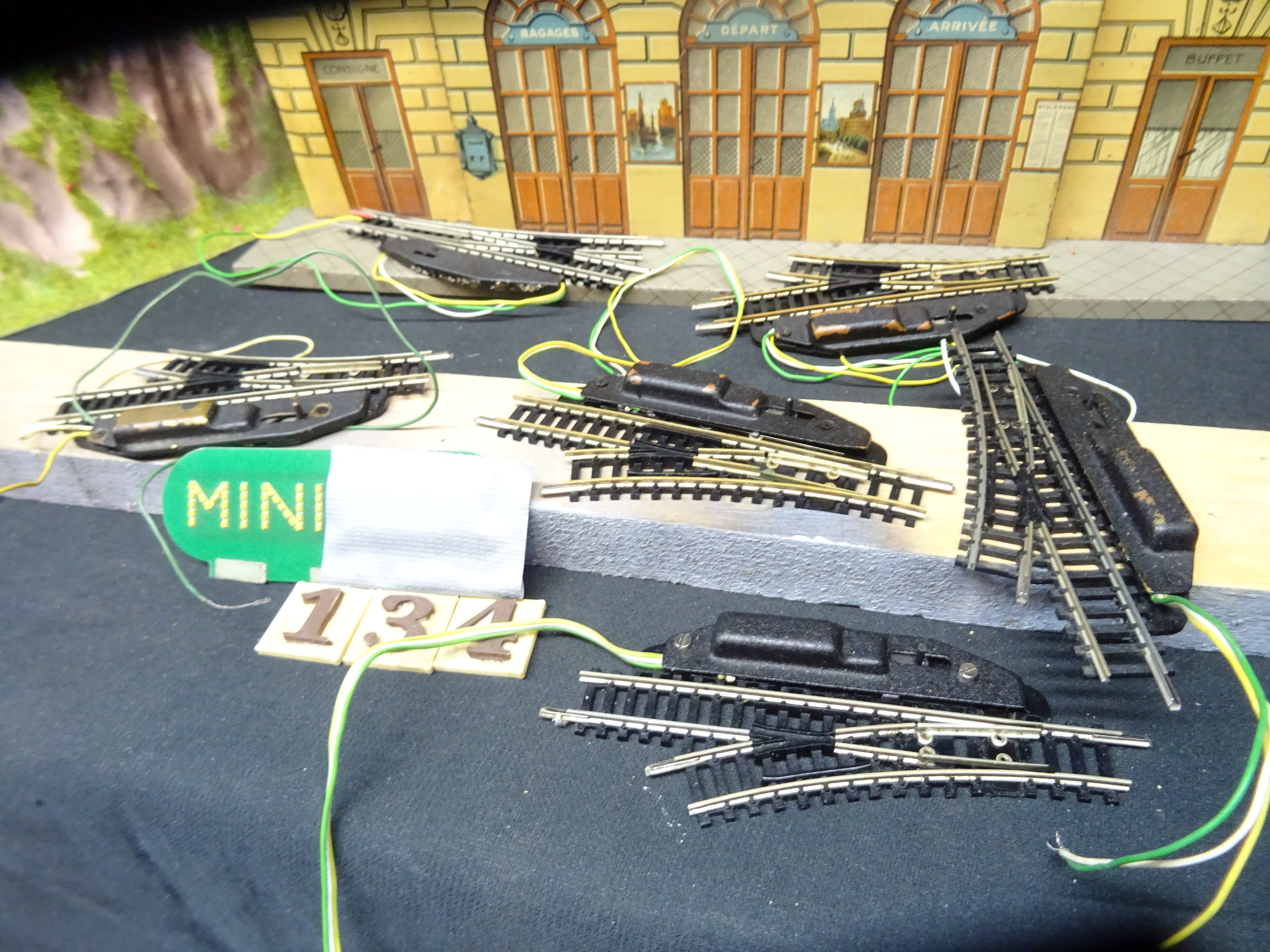 N134= Kavel met wissels en rails van spoor N. - Elizabeth Maria